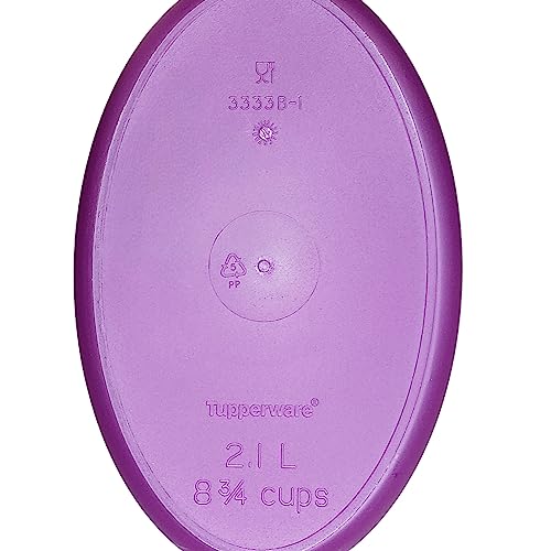 Tupperware Impressions 2 Qt Refrigerator Pitcher New Radish Purple