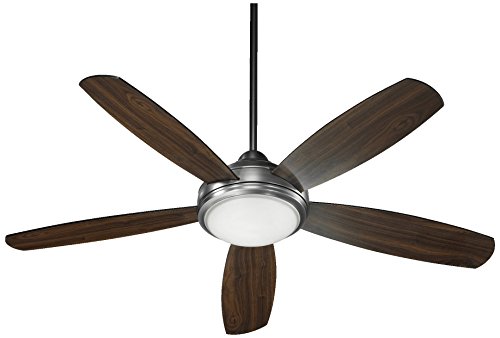 Quorum International 52" Colton Ceiling Fan - Antique Silver - 36525-992