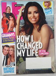 us weekly magazine february 29, 2016 issue 1098 "eva longoria-how i changed my life"