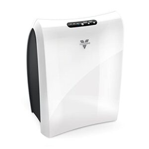 vornado ac350 air purifier with true hepa filter, captures allergens, smoke, odors, pollen, dust, mold spores, pet dander