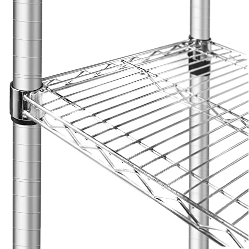 GRIDMANN Stainless Steel Commercial Work Table with Wire Shelf, NSF-Certified, 49 x 24 Inch