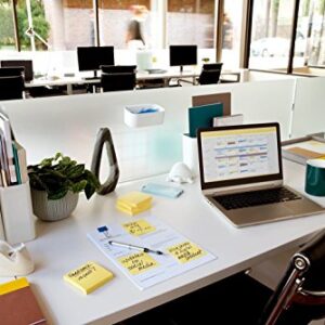 Post-it Notes, 3x3 in, 12 Pads, America’s #1 Favorite Sticky Notes, Canary Yellow (654)