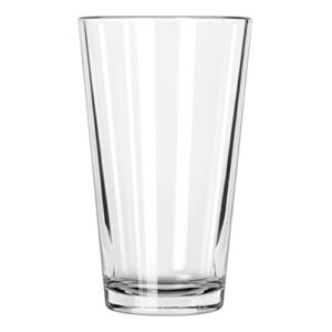 libbey pint glass with duratuff rim (1639ht), 16oz - set of 12