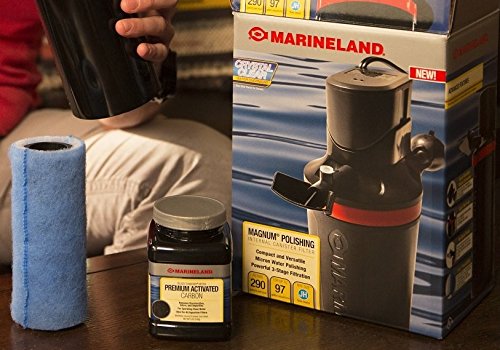 MarineLand Magnum Polishing Internal Canister Filter, For aquariums Up To 97 Gallons, 10.5 IN (ML90770)