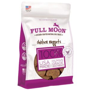 full moon chicken nuggets healthy all natural dog treats human grade made in usa 12 oz