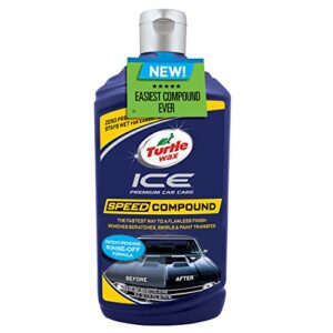 turtle wax - 50598 speed compound, 16 oz, white, bottle