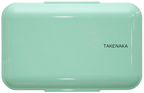 TAKENAKA Bento Bite Dual from, Eco-Friendly and Sustainable Japanese Style Bento Lunch Box (Peppermint)