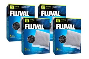 (4 pack) fluval c2 carbon, 3 filters each