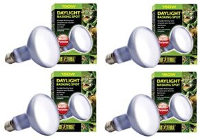 exo terra sun-glo basking spot lamp, 150-watt/120-volt (4 pack)