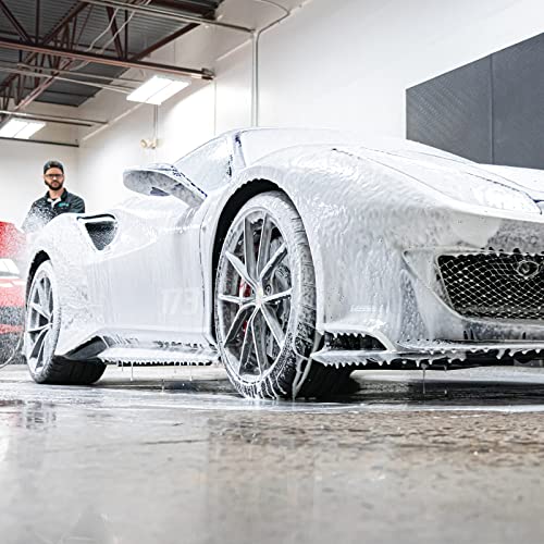 GYEON Quartz Foam - Car Pre Wash Chemical - Ceramic Coating Maintenance - Thick Foam Suds - Perfect for Foam Cannon - Concentrated Pre Wash Remove Loose Dirt and Grime - Great Addition to Car Wash Kit