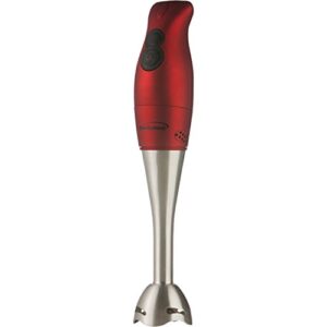 brentwood hand blender, 2-speed 200w, red