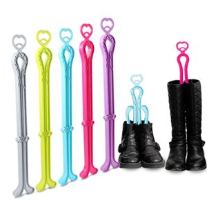 onedone folding boot shaper stands boots knee high shoes clip support stand -5pack