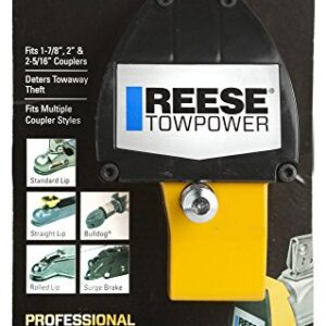 Reese Towpower 7066900 Professional Universal Coupler Lock , Black