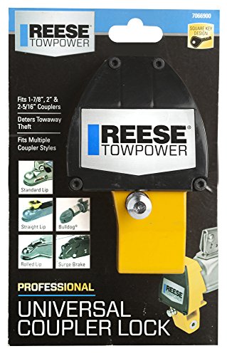 Reese Towpower 7066900 Professional Universal Coupler Lock , Black