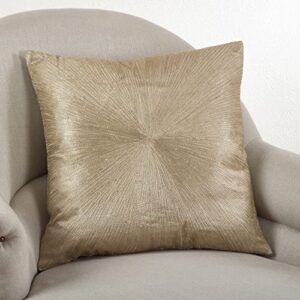 saro lifestyle starbust down filled throw pillow