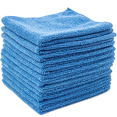 Dry Rite's Best Magic Microfiber Cloth - Professional Series Cleaning Towels for Fine Auto Finishes, Interior, Chrome, Kitchen, Bath, TV, Glass- Non Scratching, Streak Free, Use Wet or Dry - 12" x 12"