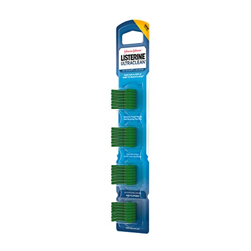 Listerine Ultraclean Access Flossers Disposable Heads Fresh Mint Crystals 28 Each (Pack of 3)