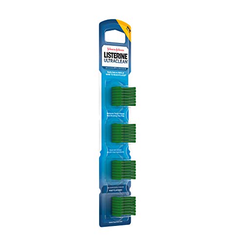 Listerine Ultraclean Access Flossers Disposable Heads Fresh Mint Crystals 28 Each (Pack of 3)