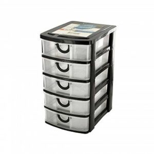 kole imports ol429 5 drawer desktop storage organizer