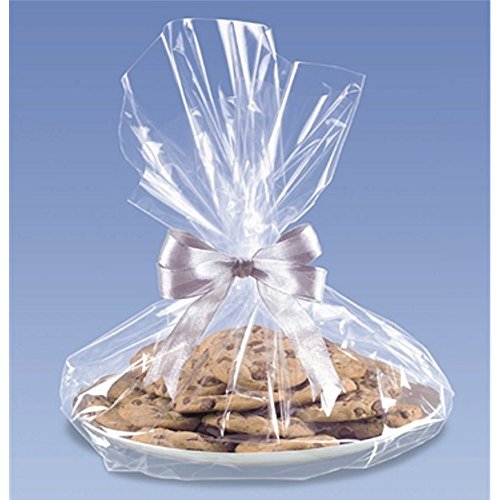 Clear Cello Cookie Tray Bags - 18x16 - 6 Pack