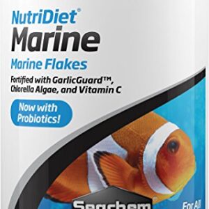 Seachem Nutridiet Marine Flakes with Probiotics 100g/3.5 oz (1094)