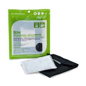 ever bamboo bin deodorizer bag set w/natural bamboo charcoal (25 g)