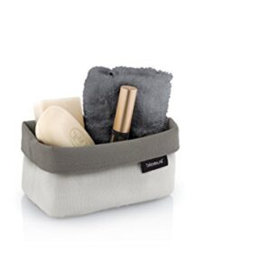 blomus Reversable Storage basket, sm, sand-taupe, Synthetic fibre, H 7 cm, B 9 cm, T 14 cm