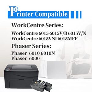 Coloner 2,000 Pages Compatible Replacement Toner Cartridges for Xerox Phaser 6010 Phaser 6000 WorkCentre 6015 Toner WorkCentre 6015V/B 6015V/N 6015V/NI 1 Pack Black 106R01630