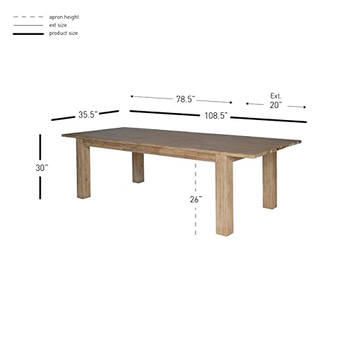 New Pacific Direct Bedford Butterfly Dining Table, Other