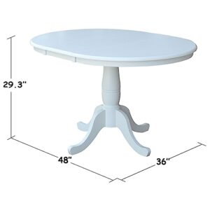 International Concepts Dining Table White