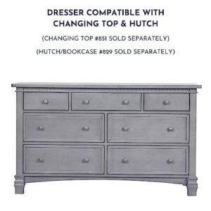 Evolur Santa Fe Double Dresser, Storm Grey