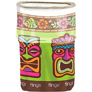 amscan tiki party flings® plastic bin - 22' x 15' x 10' | 1 pc