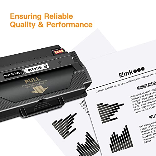 E-Z Ink (TM Compatible Toner Cartridge Replacement for Samsung 115 115L MLT-D115L High Yield to Use with Xpress SL-M2830DW SL-M2880FW SL-M2820DW SL-M2870FW SL-M2620 SL-M2670 Printer (Black, 1 Pack)