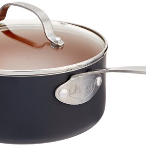 Gotham Steel 1048 3 quart saucepan, Brownish