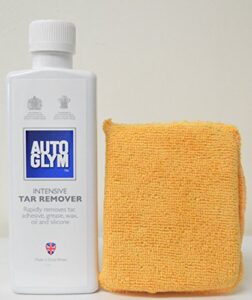 autoglym intensive tar remover 325ml with free microfiber applicator