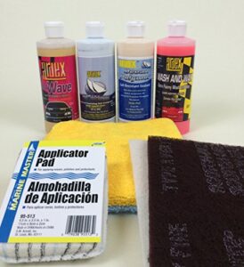 ardex boat detailing kit - restore, shine & protect 16oz for smaller boats & pwcs