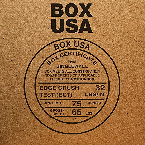 BOX USA Shipping Boxes Small 12"L x 9"W x 6"H, 25-Pack | Corrugated Cardboard Box for Packing, Moving and Storage