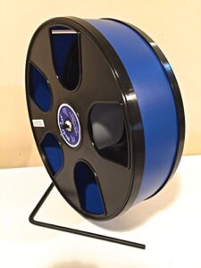 wodent wheel 11" diameter dark blue with black(12.3" total height)