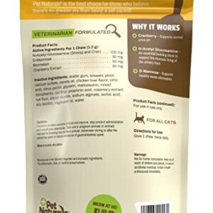 Pet Naturals UT Support Urinary Tract Supplement for Cats, 60 Chews