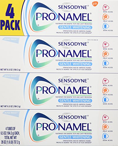 Sensodyne pronamel Gentle Whitening Tooth Paste 4 Pack/ 6.5 Ounce Net Wt 26 Ounce