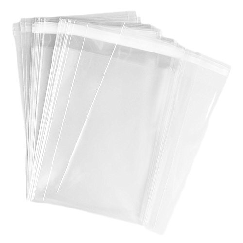 wish you have a nice day 200pcs,5x7inch 2.8 mil Clear Resealable Cello/Cellophane Bags Good for Bakery, Candle, Soap, Cookie (5x7inch)