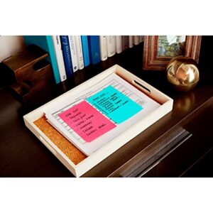 Post-it Super Sticky Notes, 4x6 in, 5 Pads, 2x the Sticking Power, Supernova Neons, Bright Colors, Recyclable (660-5SSMIA)