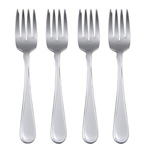 oneida flight everyday flatware salad forks, set of 4