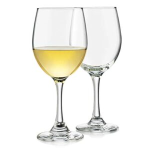 libbey classic white wine glasses, 14-ounce, set of 4