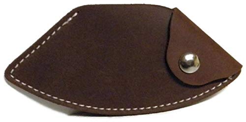 Genuine Leather Ulu Knife Quality Sheath Dark - For 6" Knife