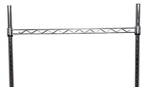 14" Wide Chrome Hang Rail