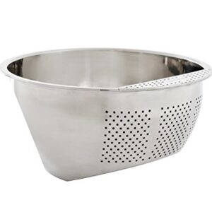 Helen's Asian Kitchen Rice Washing Bowl, 3-Quart, Stainless Steel