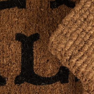 Creative Co-Op "Hey Y'all Natural Coir Doormat