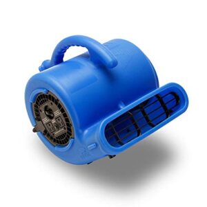 B-Air VP-25 1/4 HP 900 CFM Air Mover for Water Damage Restoration Equipment Carpet Dryer Floor Blower Fan Home and Plumbing Use, Blue