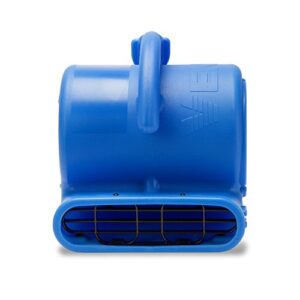 B-Air VP-25 1/4 HP 900 CFM Air Mover for Water Damage Restoration Equipment Carpet Dryer Floor Blower Fan Home and Plumbing Use, Blue